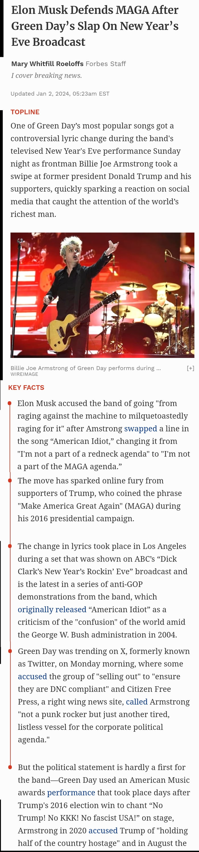 Lol new year started with a banger and we are allready seeing maga rage ...