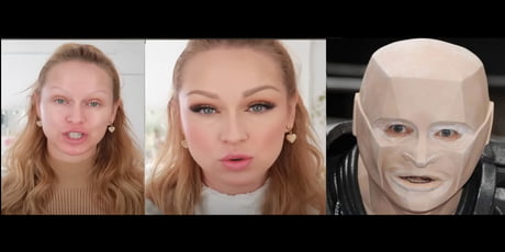 Models Before And After Makeup 9gag