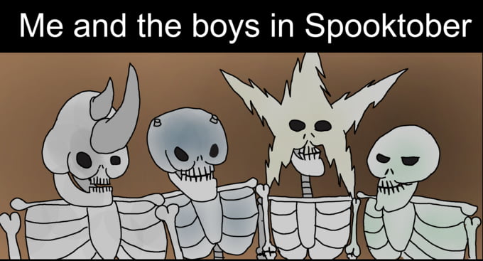 Spooky scary skeletons... - 9GAG