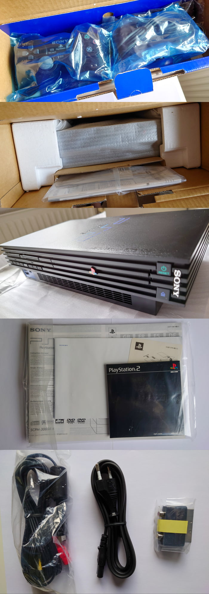 Unboxing a new original PlayStation 2.. - 9GAG