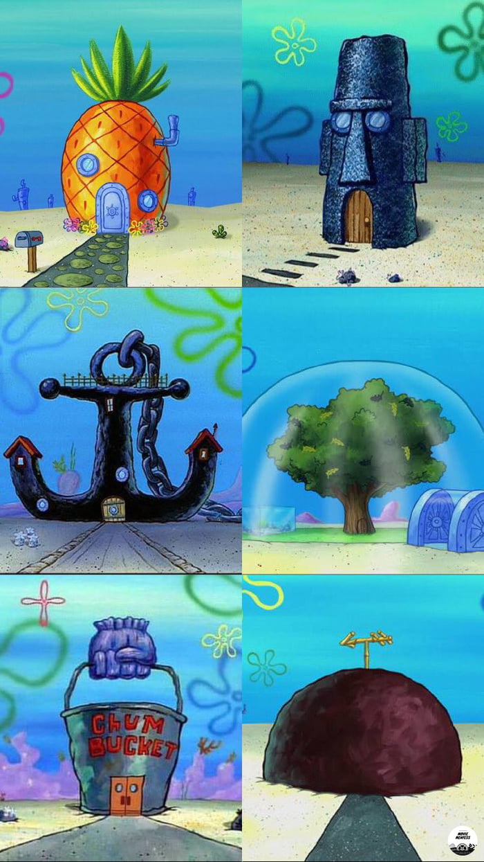 Milih rumahnya patrick - 9GAG