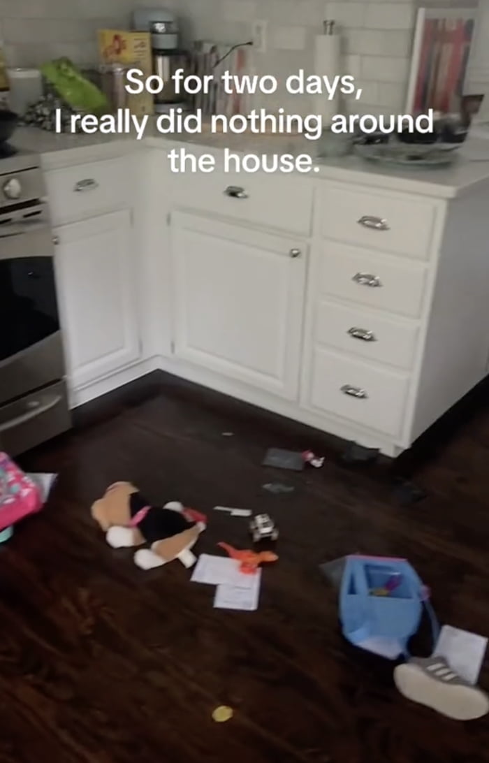 Wife Stops Doing Housework After Husband Tells Her She Does Nothing - 9GAG