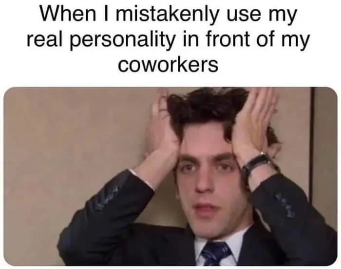 This creates personal space which is good - 9GAG