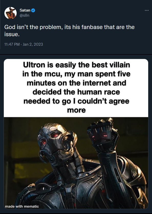 Skynet and Ultron spent a few minutes on the internet and they both ...