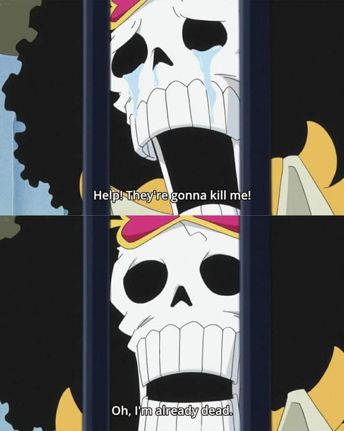 Brook jokes - 9GAG