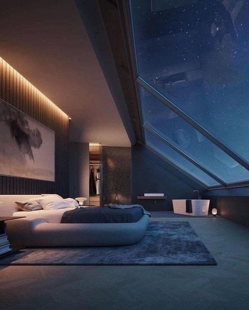 Bedroom with a view of the stars - 9GAG