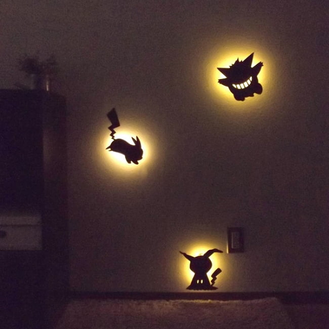 Light Up Your House With These Pokemon LED Wall Lights - 9GAG