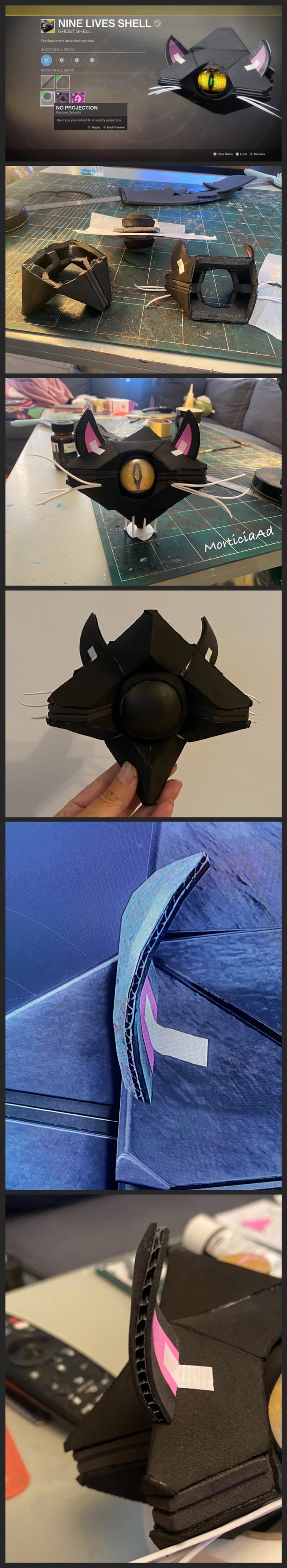 I made Destiny cat-ghost [OC] - 9GAG