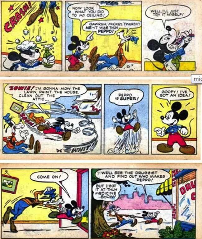 "Mickey Mouse and the medicine man", where Mickey and Goofy get high on ...