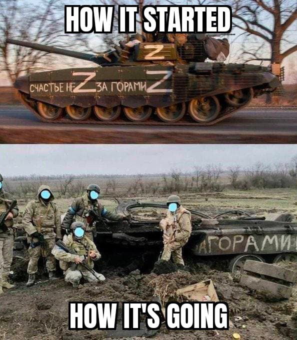 Day 48 of the 3- day special military operation. - 9GAG