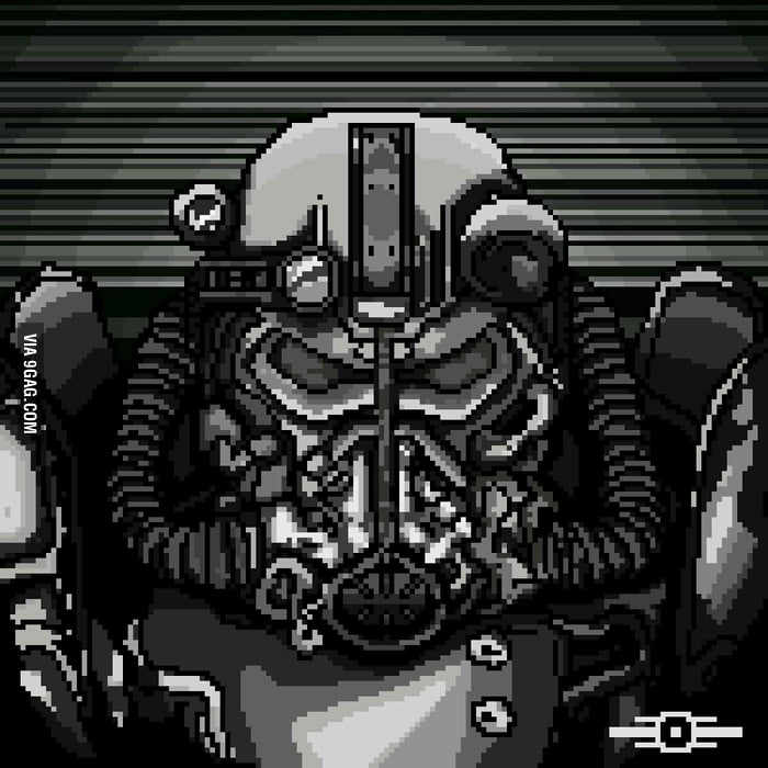 Fallout 4 Pixel Art - 9GAG