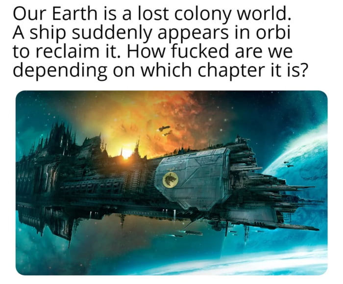 Only loyalist chapters plz - 9GAG