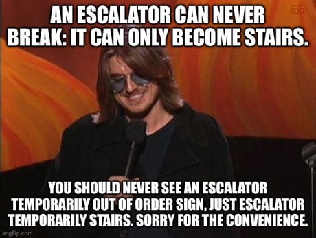 Best Funny escalator Memes - 9GAG