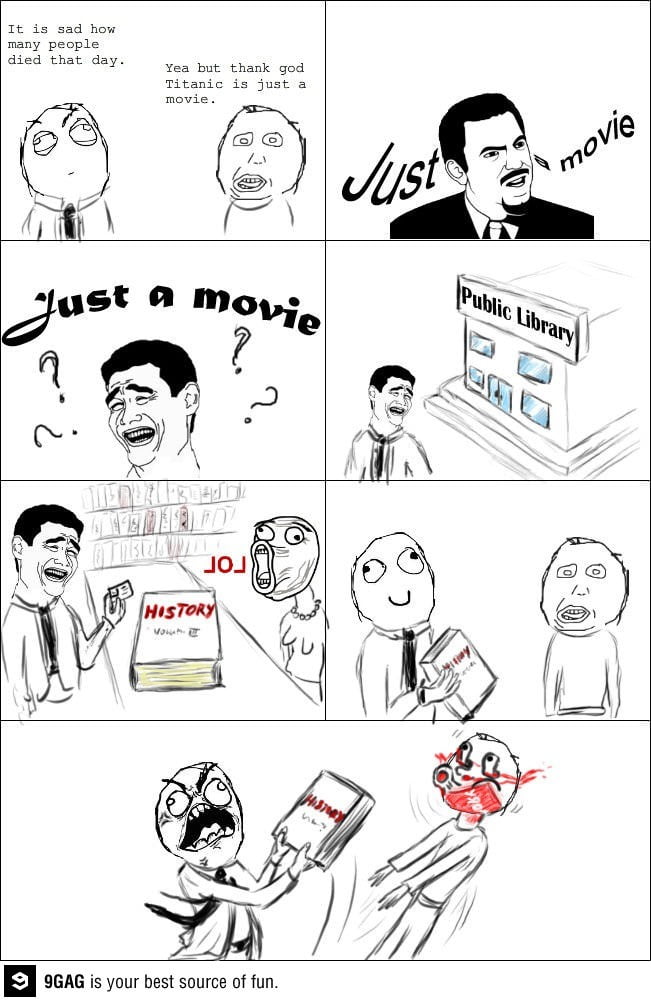 Archived rage comic ft. old 9GAG watermark - 9GAG