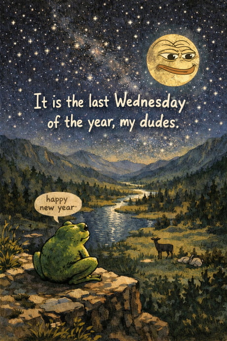 Tis the last Wednesday of the year, my dudes... - 9GAG