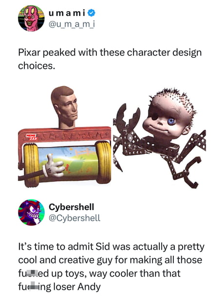 Pixar Character Memes