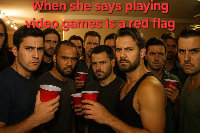 Playing red flag - 9GAG