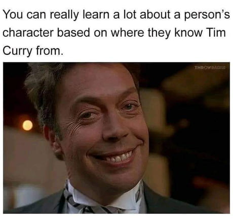 Best Funny tim curry Memes - 9GAG