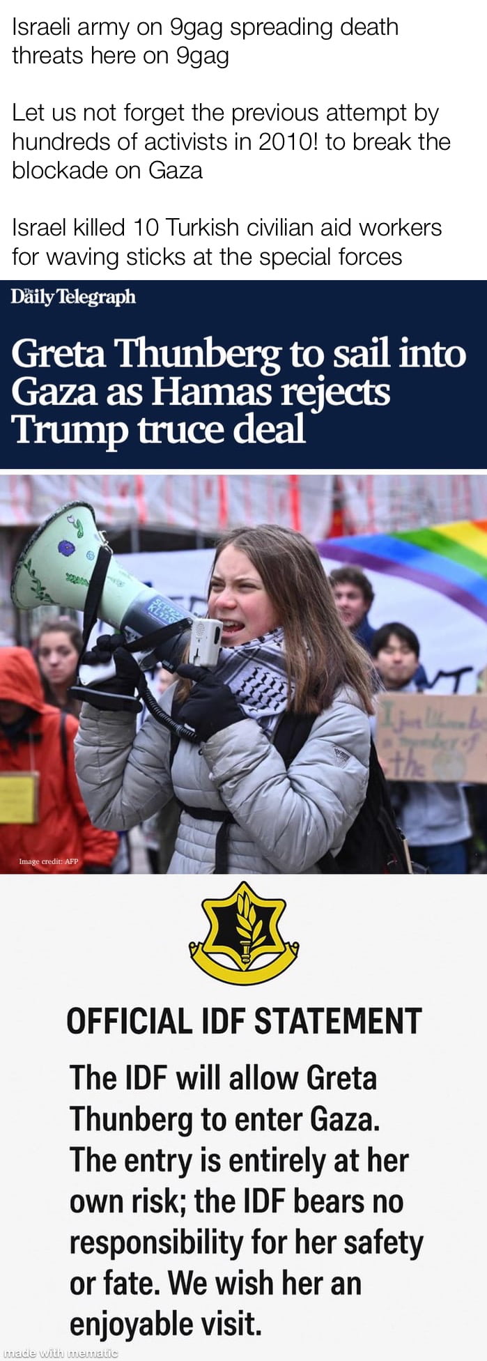 Threats here on 9gag - 9GAG