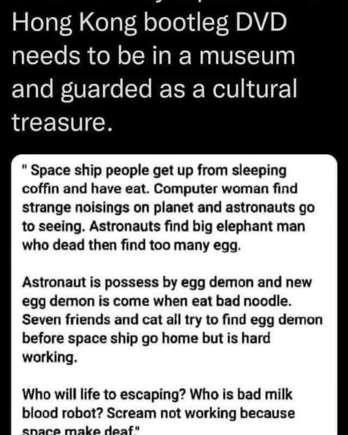 The ultimate "How to describe a plot badly." - 9GAG