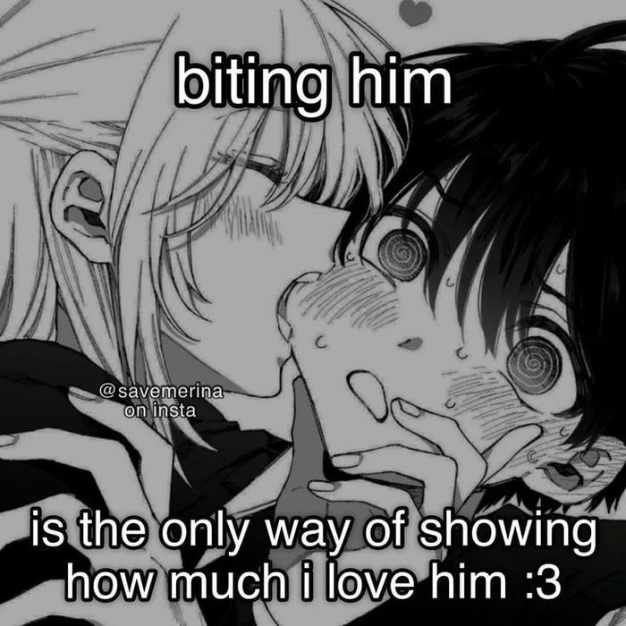 Is biting also a love language? - 9GAG