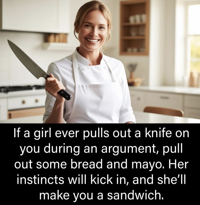 The short life of a sharp knife - 9GAG