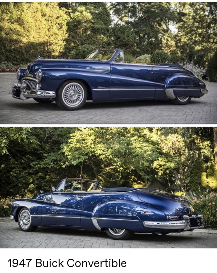 Classic car. 47 Buick Love the sleek flowing lines - 9GAG
