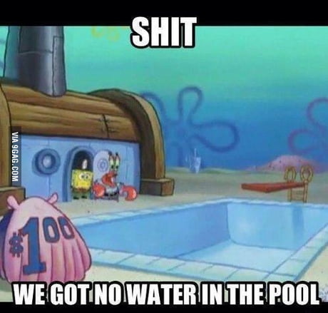 Spongebob No Water