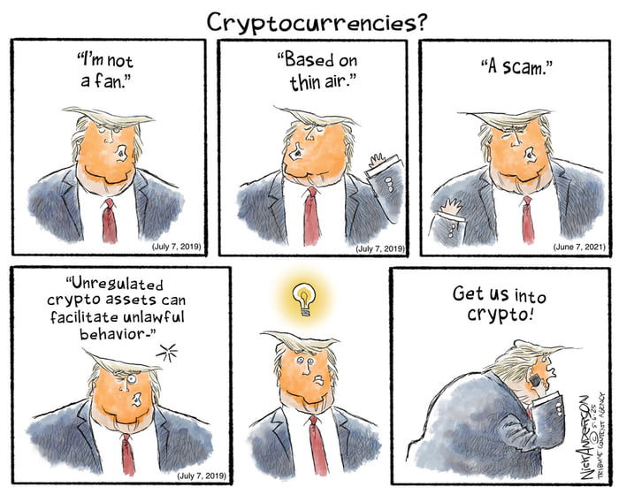 Let me guess. He's not corrupt, he is just evolving, changing strategy ...