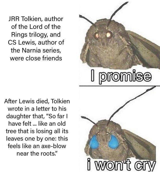 Lewis & Tolkien, the Bromance - 9GAG