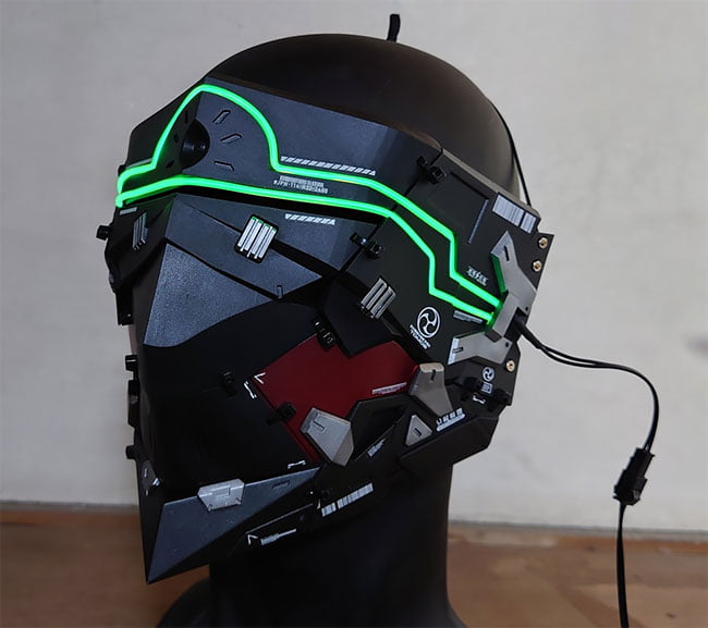 Japanese Artist Crafts Awesome Cyberpunk Demon Masks - 9GAG