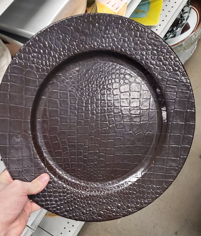 Alligator skin plates at Goodwill - 9GAG