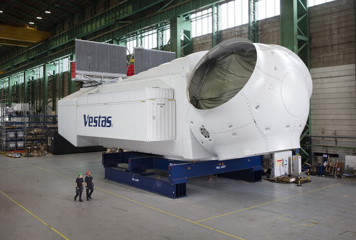 The nacelle for a prototype 15MW wind turbine capable of providing ...