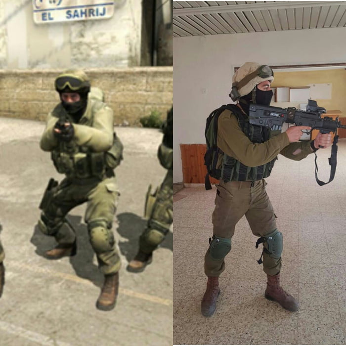 Csgo idf vs real life idf - 9GAG