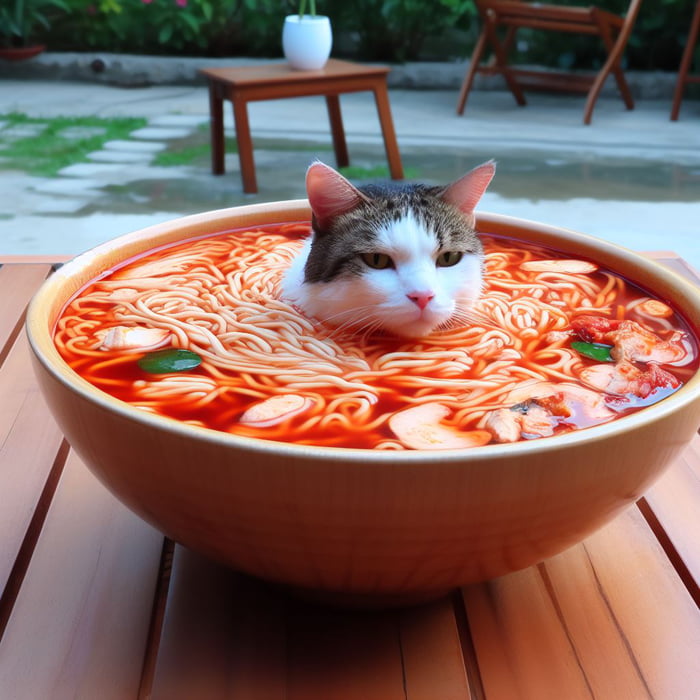 When you order spicy ramen but they give you cat soup instead - 9GAG