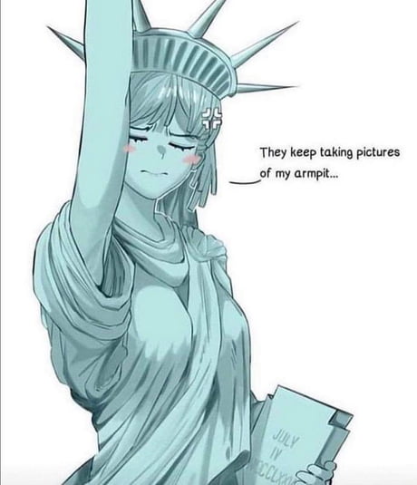 Statue Of Liberty Funny Cartoon
