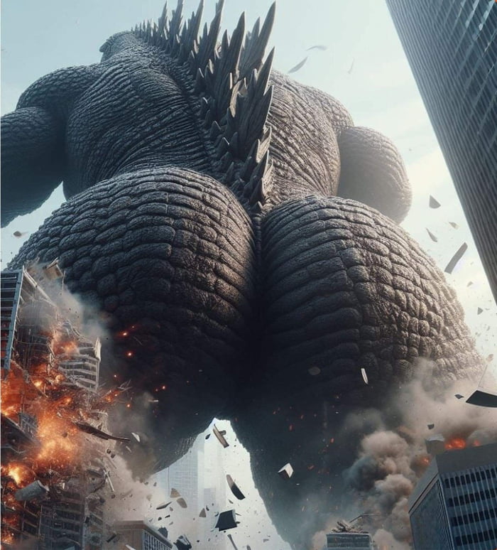 POV: You survived after Godzilla go through..... - 9GAG