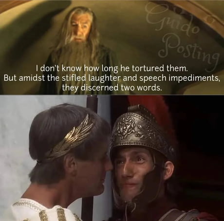 Run Away Monty Python Meme