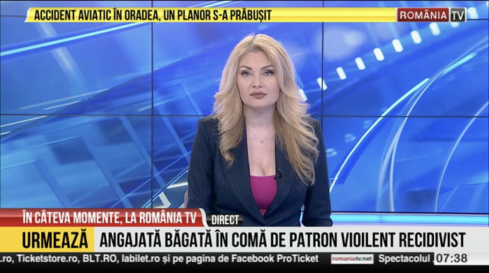 Busty news anchor - 9GAG