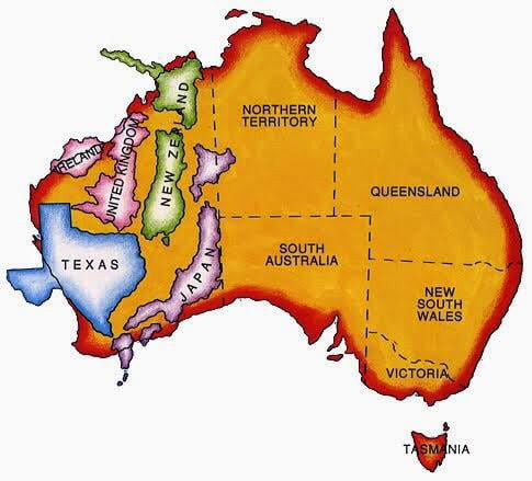 Australia is big - 9GAG