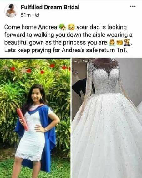 OMG... A young lady gets kidnapped... Let's advertise our wedding ...