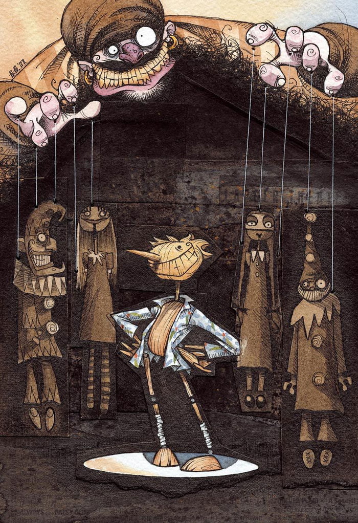 New dark Pinocchio movie animation for next year by Guillermo del toro ...