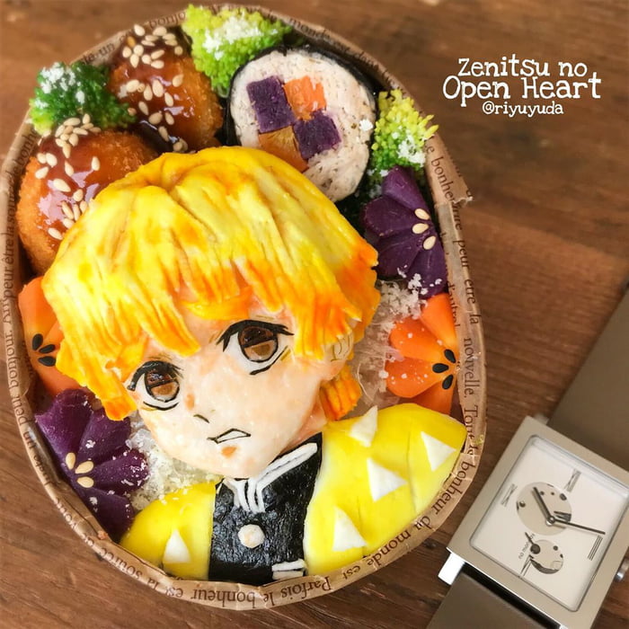 Japanese Food Artist Creates 'Demon Slayer' Bento - 9GAG