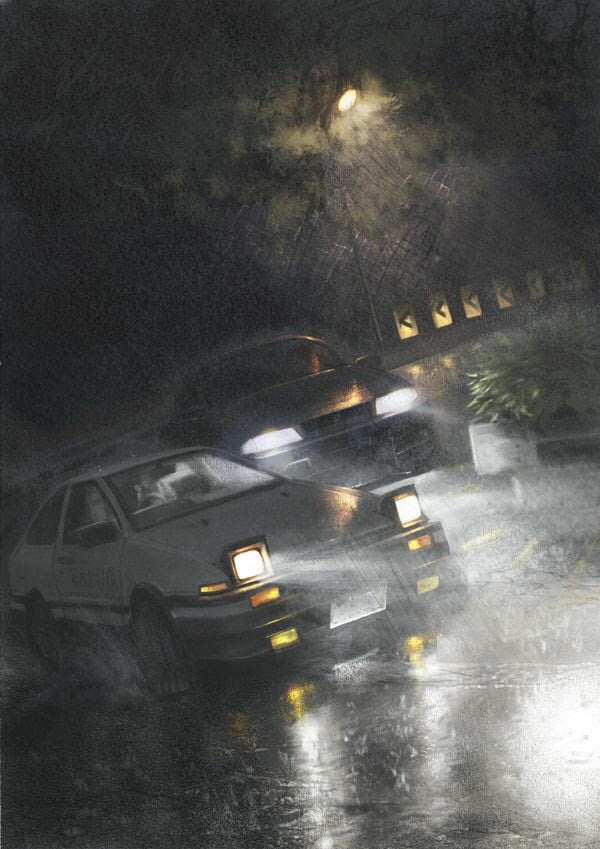 Initial D wallpaper - 9GAG