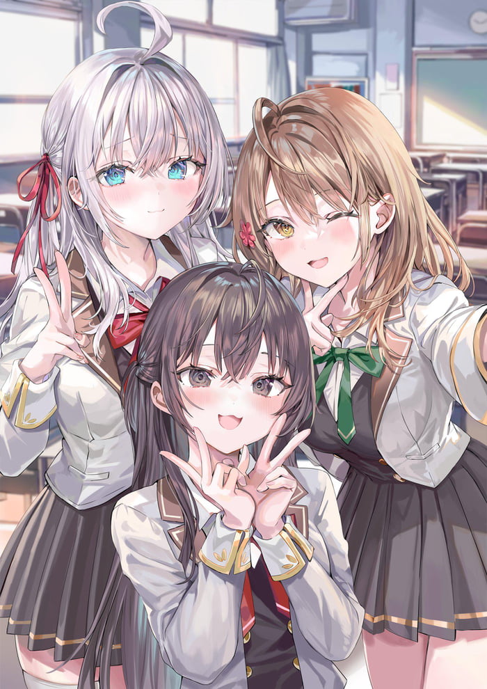 Alya, Masha and Yuki - 9GAG