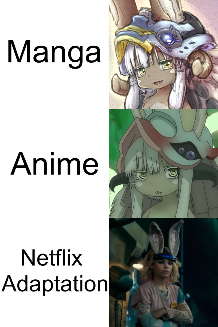 Netflix Adaptation OC meme - 9GAG