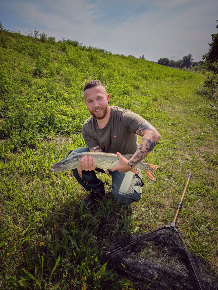 Caught my first pike today. Are there any anglers among you? - 9GAG