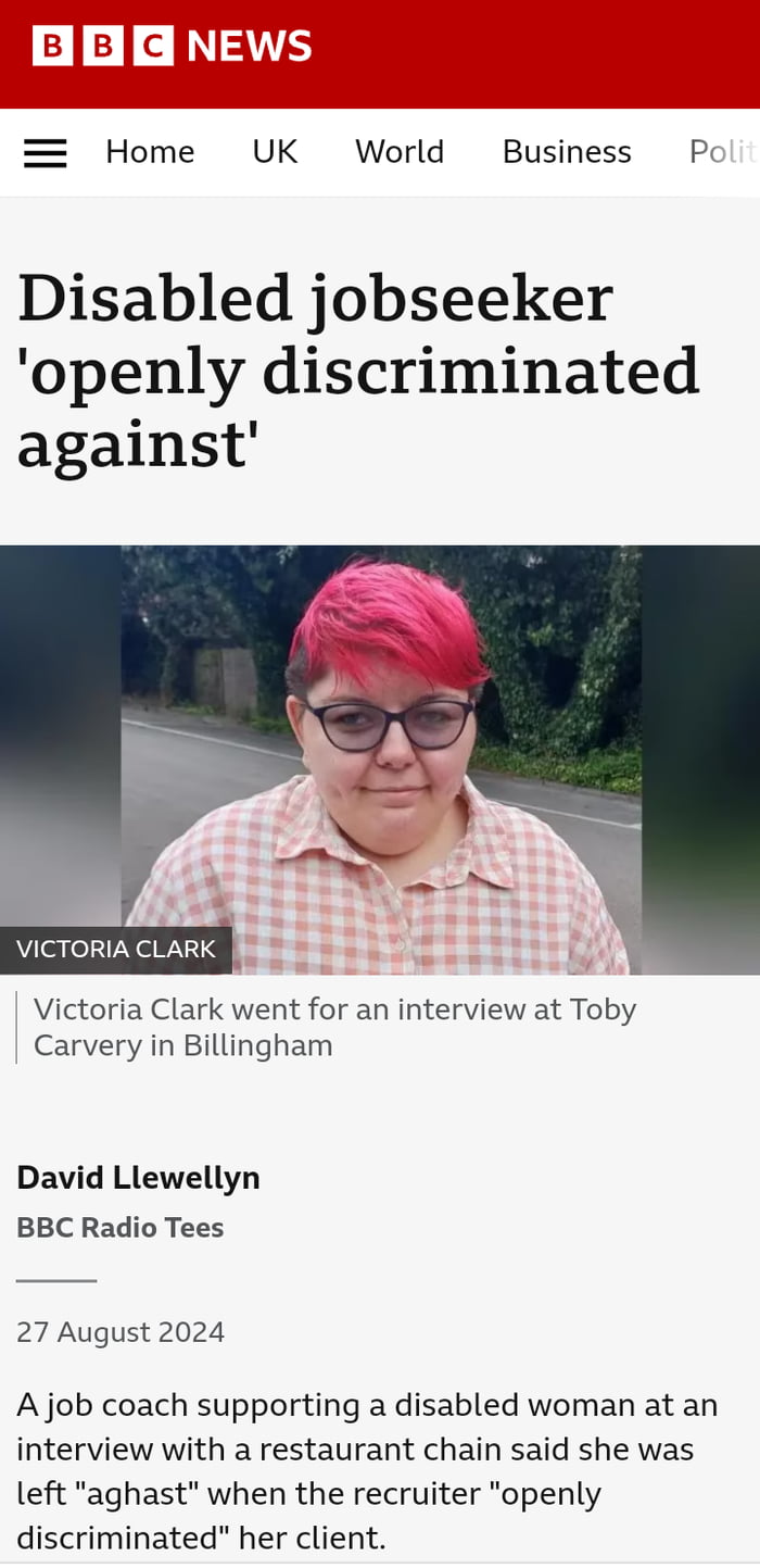 I'm just glad they are now openly calling these things disabled. - 9GAG