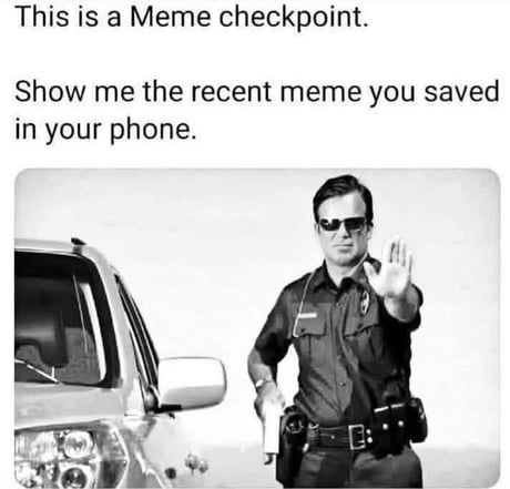 Best Funny checkpoint Memes - 9GAG