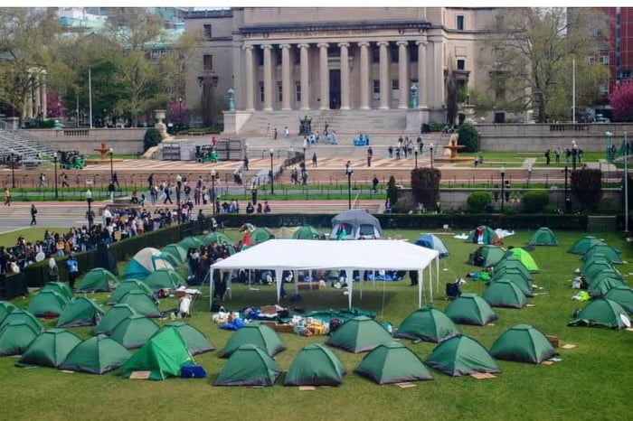 Something odd about those campus tent encampments. Almost all the tents ...